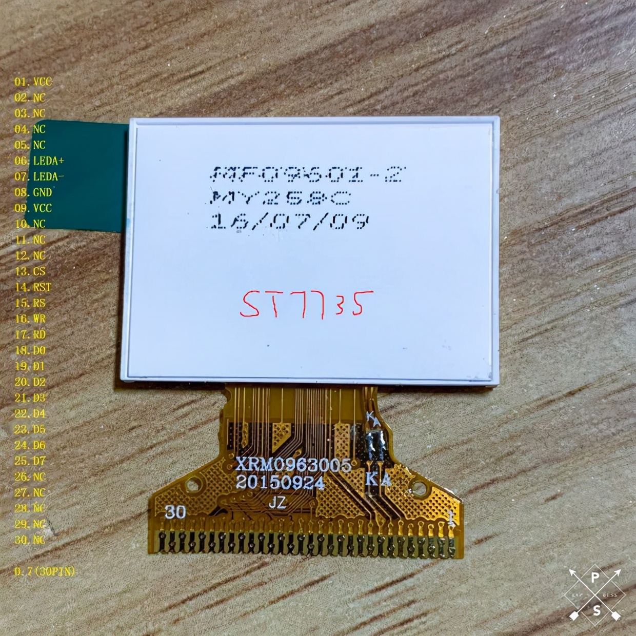 A complete set of MCU interfaces for small color LCD LCD screens driven ...
