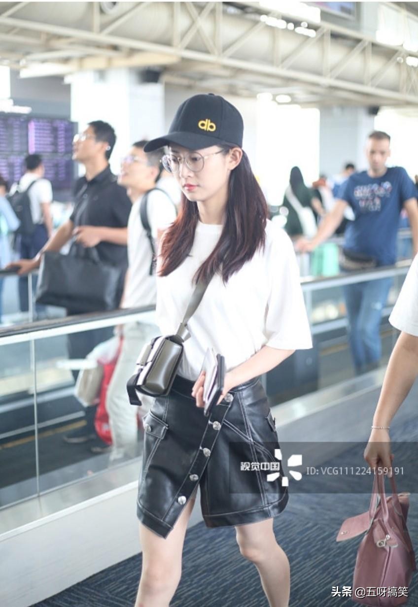 Chen Yuqi is incomparable to ordinary people!Round-frame glasses with ...