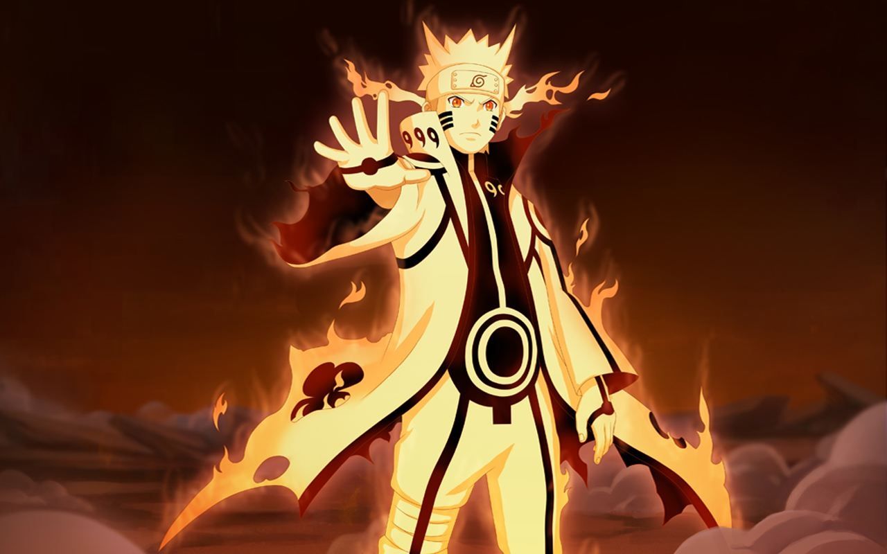 Which one is stronger than Naruto's heavy particle mode or the six ...