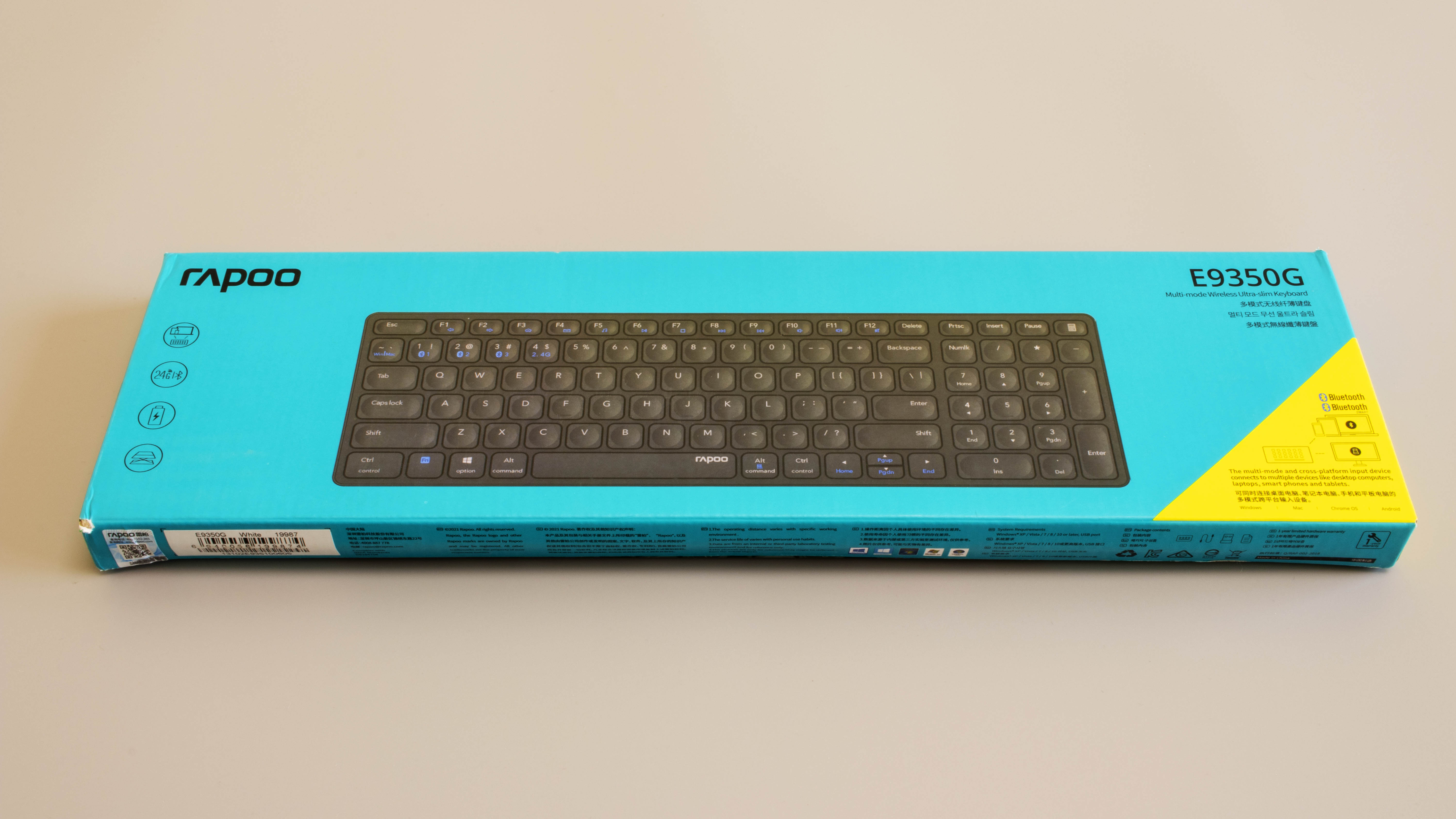 Lightweight multi-mode wireless keyboard, Rapoo E9350G trial - iMedia