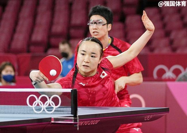The Japanese ping-pong god started the game and was beaten halfway ...