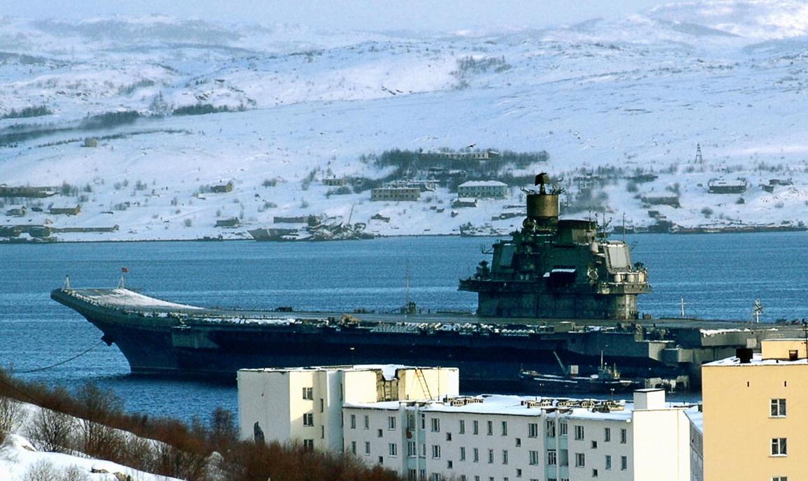 During the heyday of the Soviet Navy, there were 9 aircraft carriers ...