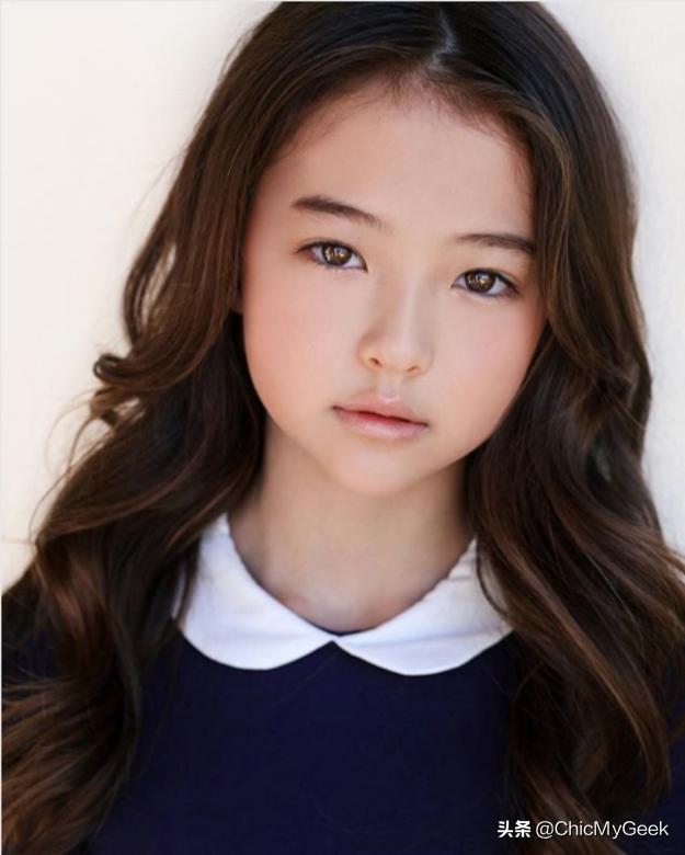 12-year-old mixed-race girl model with a beautiful face!Song Hye Kyo ...
