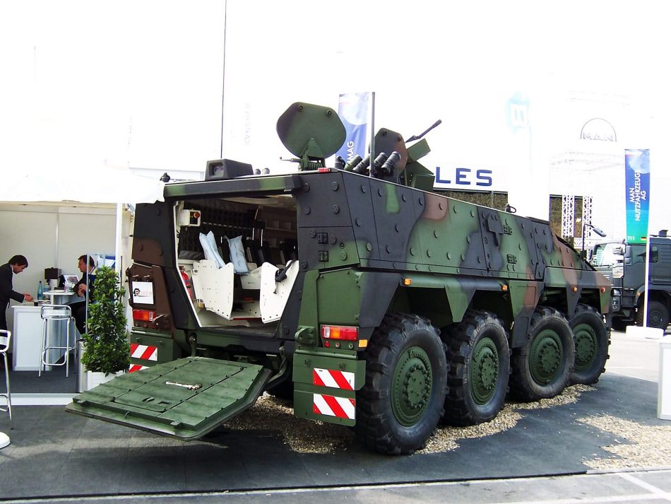 German boxer armored car, a representative work of the modular armored ...