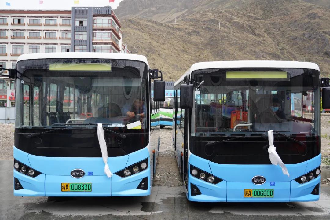 BYD builds the No. 1 brand of pure electric buses in Tibet Plateau - iMedia