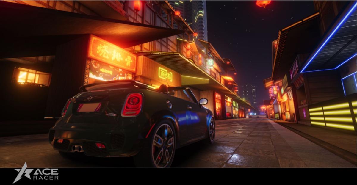 Surreal concept car + cool big move, subverting traditional racing ...