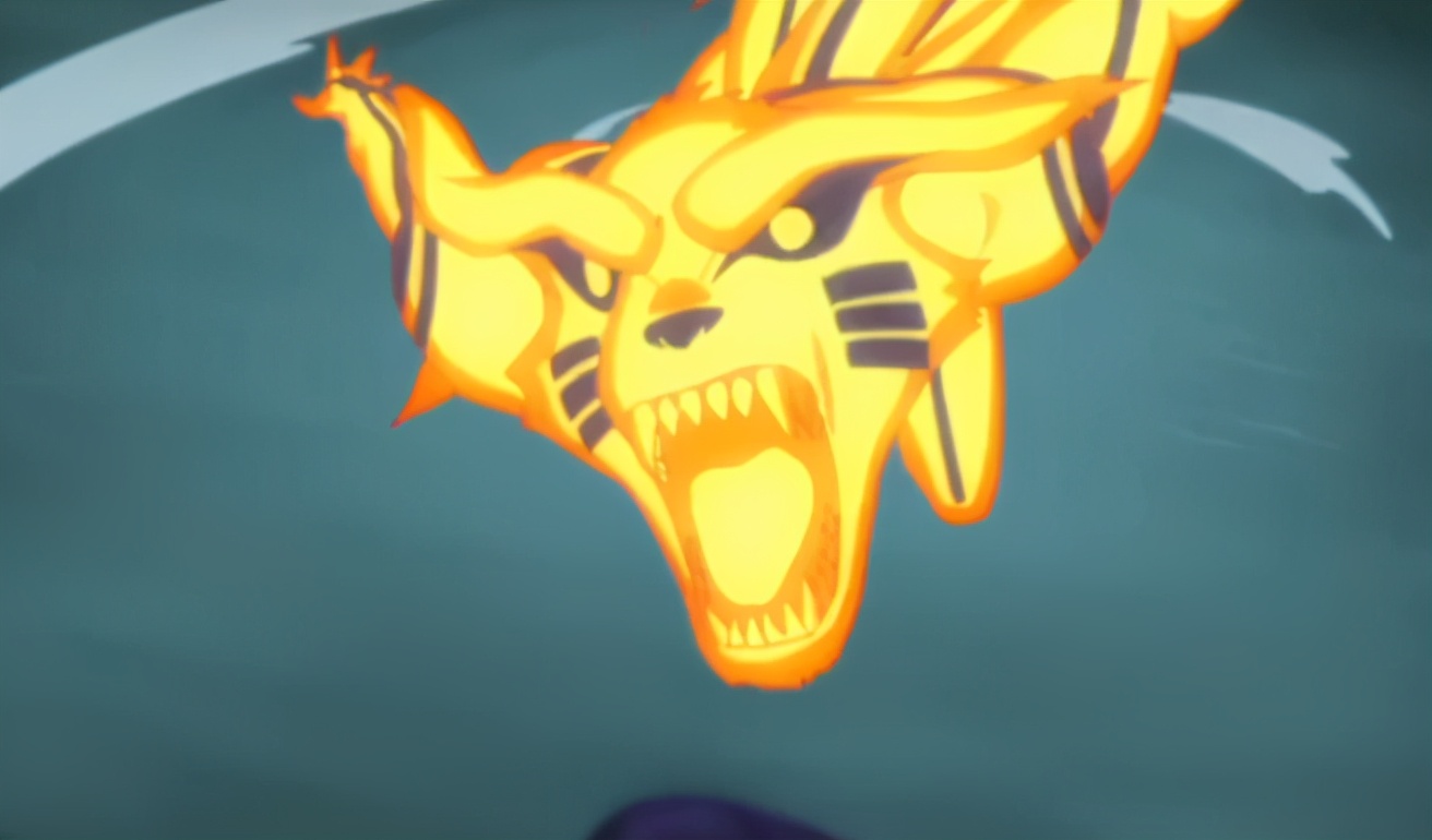 How strong is the power of Nine Tails Yin?Sasuke gathered the power of ...