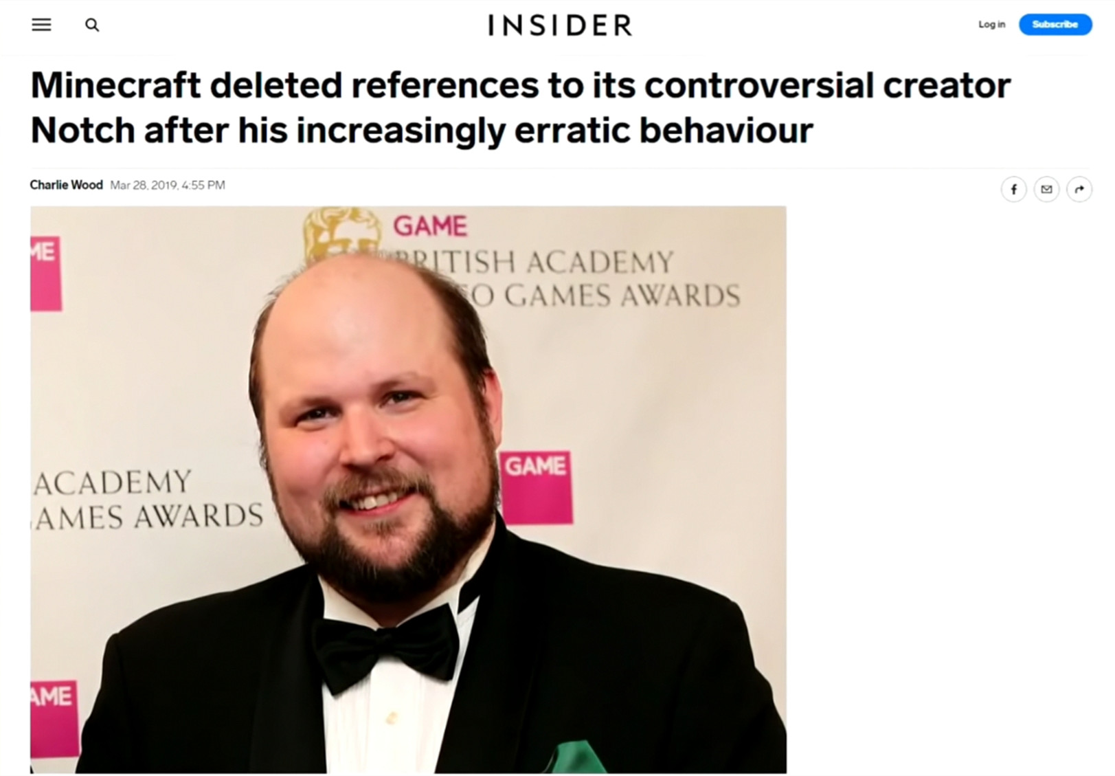 Minecraft: Notch taunts "mc is dead"!Now it looks like it's really ...