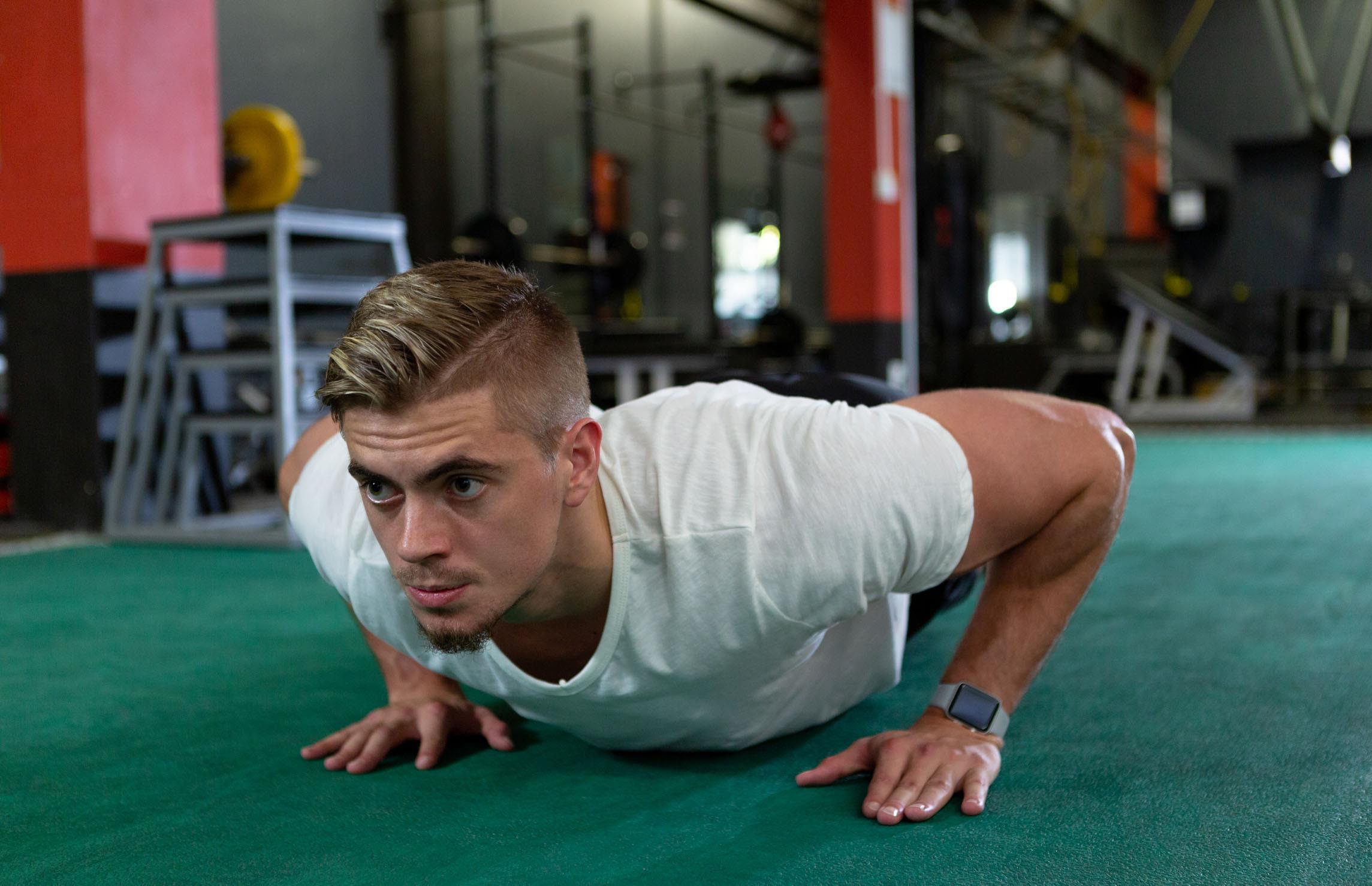 Do 100 push-ups, pull-ups, and squats every day for 1 month. What is ...