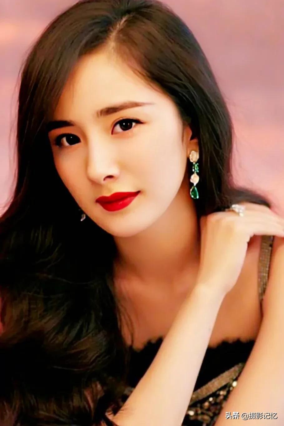Yang Mi: Hot red lips, hot temptation - iMedia