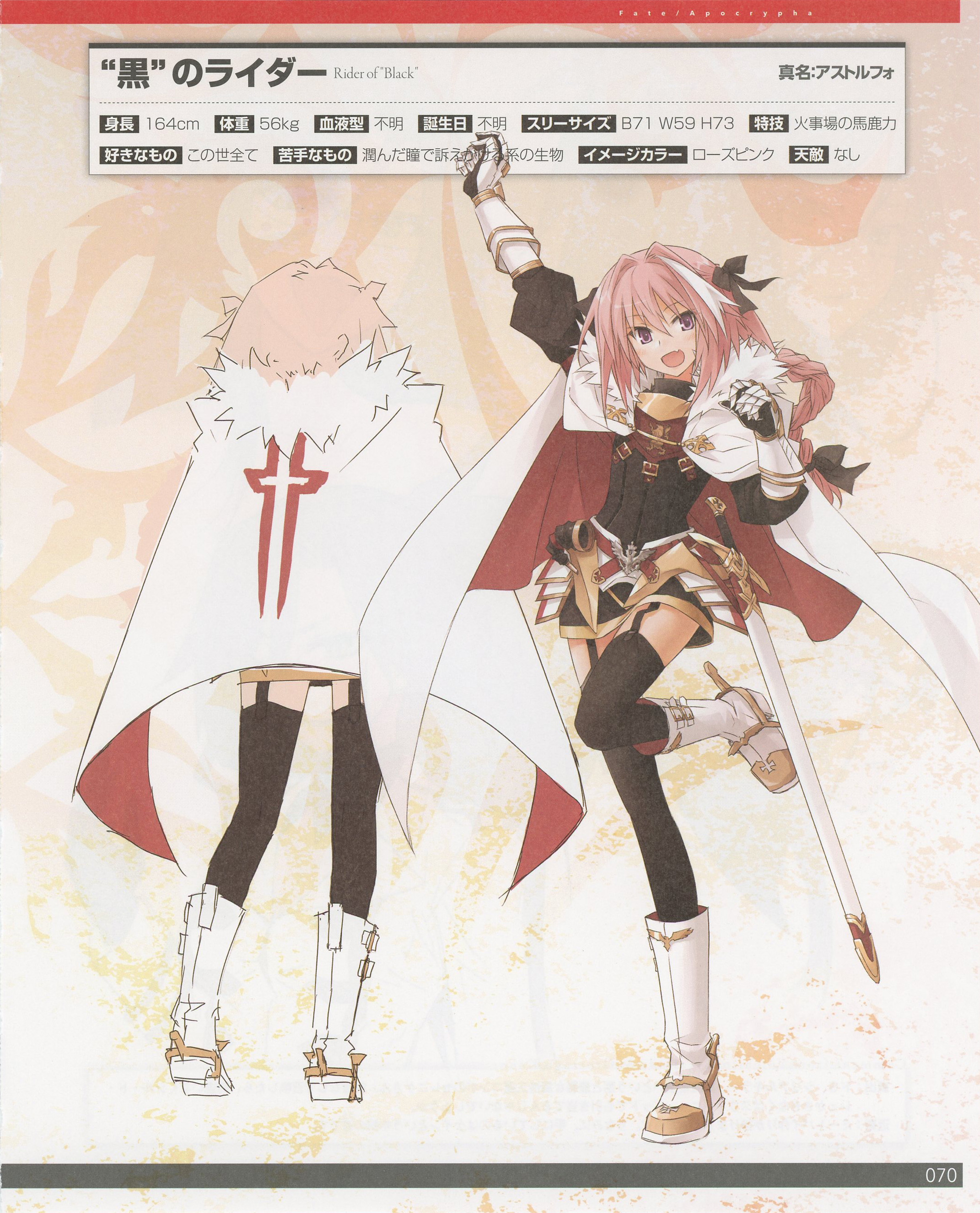 Sharing of exquisite illustration works (16) Fate Apocrypha Material's character setting - iMedia