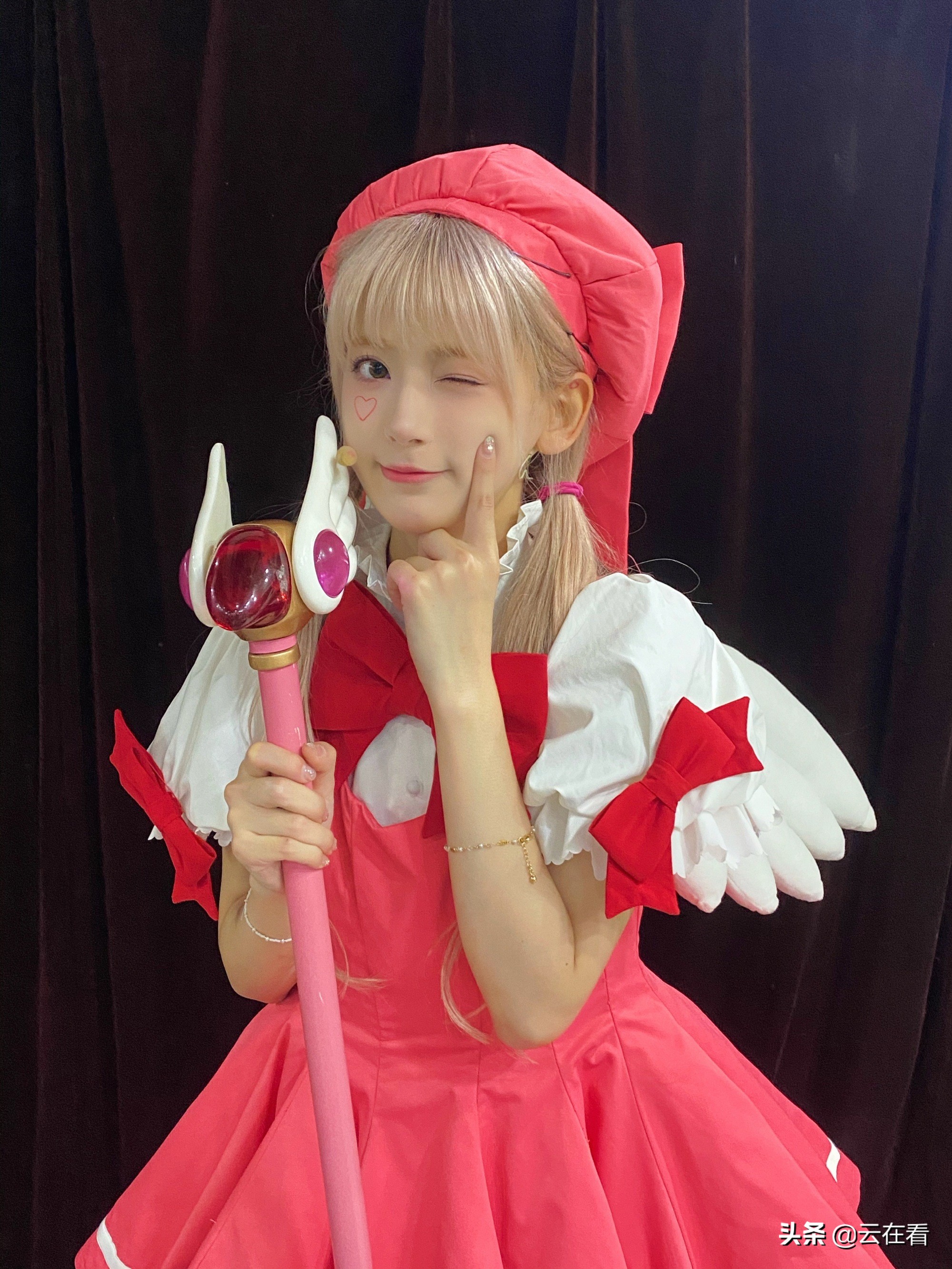 SNH48-Lin Shuqing COS Variety Sakura is so beautiful, so cute - iMedia