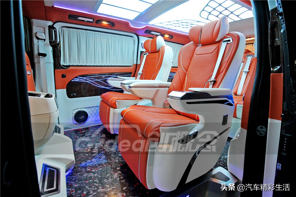 Mercedes-Benz Maybach Vito interior modification, let you experience ...