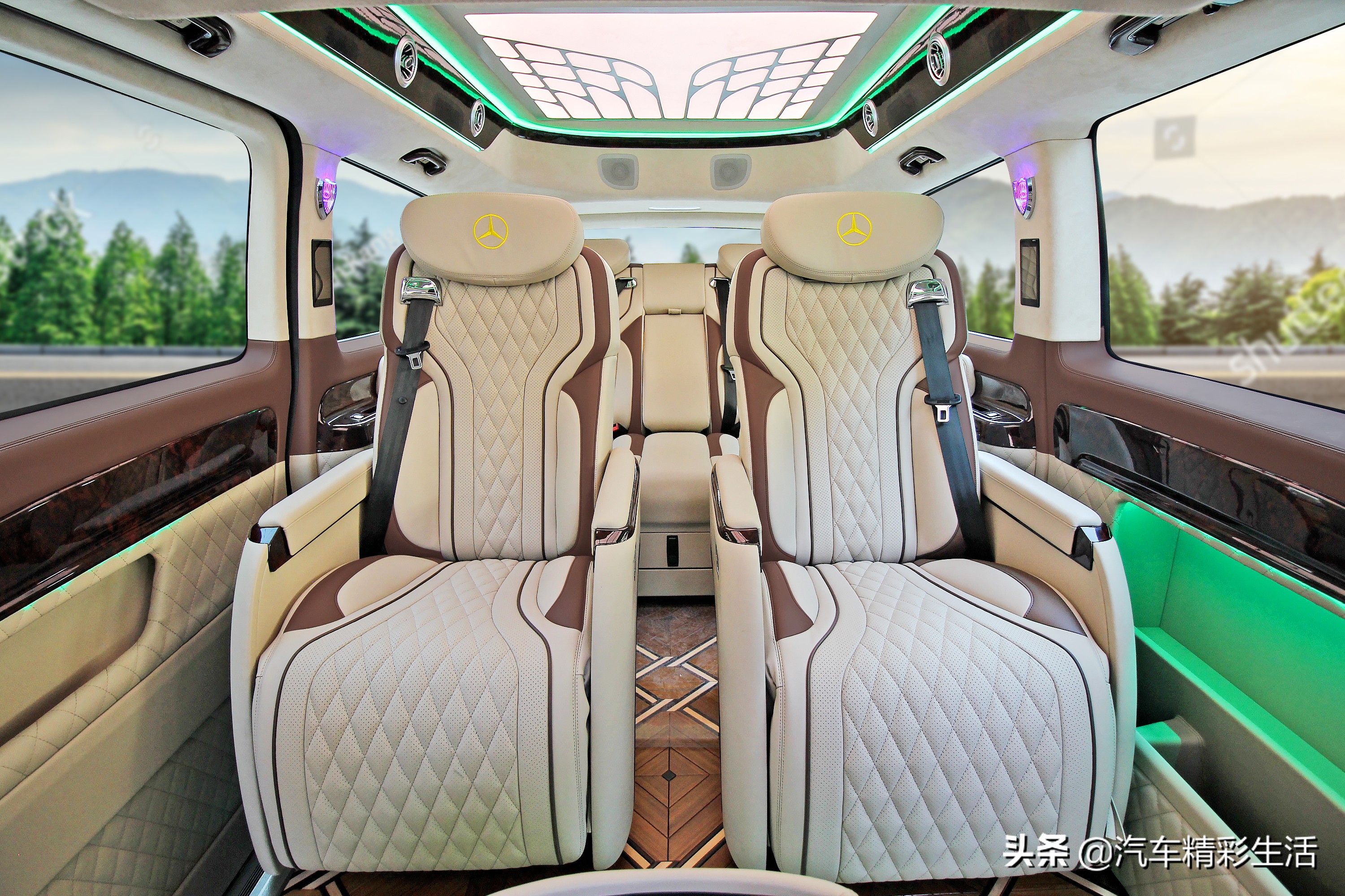 Mercedes-Benz Vito's new interior modification, seven-seater heightened ...