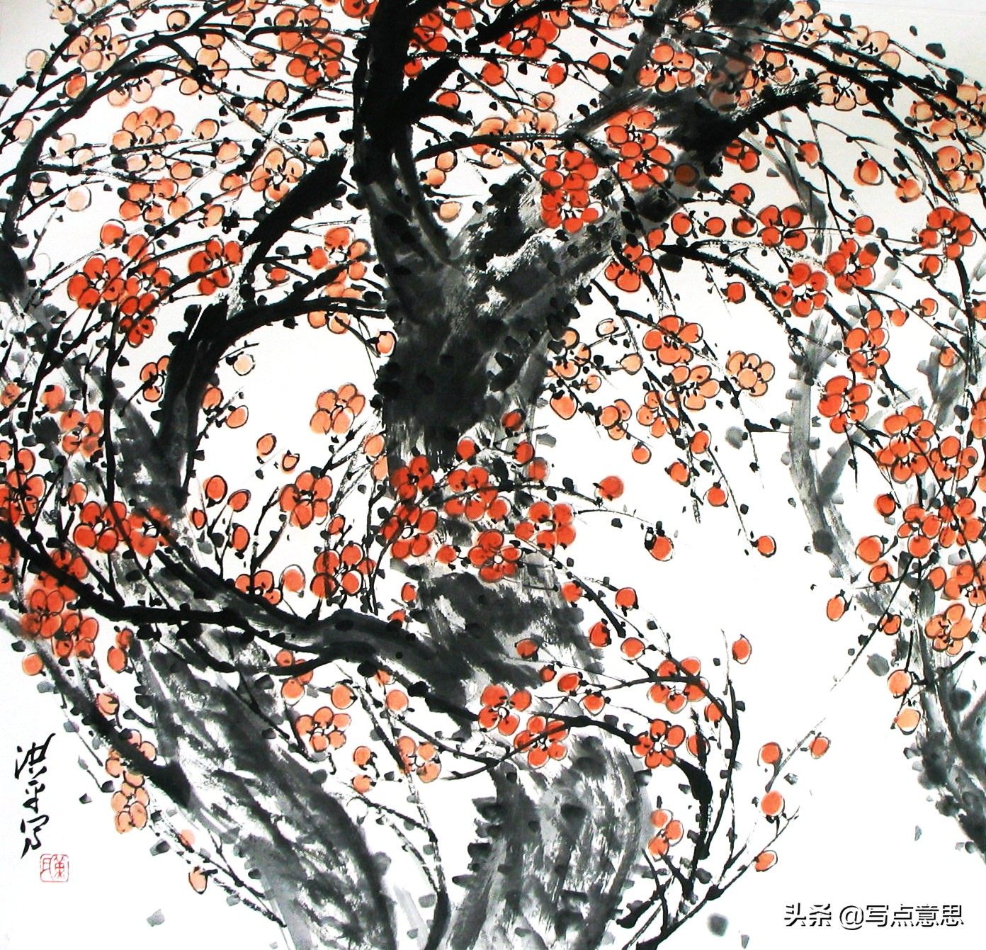 Plum Blossom 2-Huang Hongping's Chinese Painting Collection - iMedia