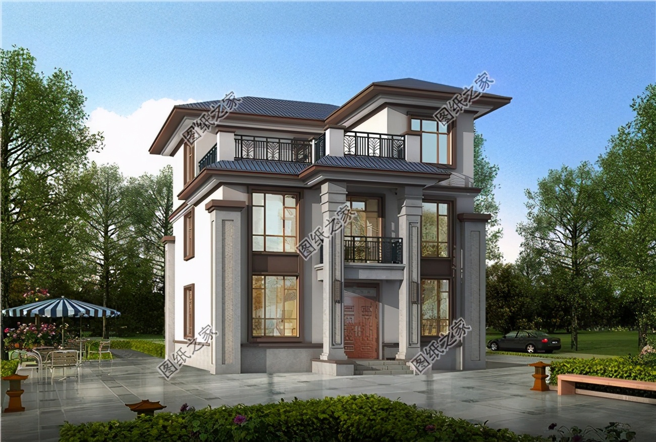 Guaranteed to brighten your eyes, the simple and generous three-story ...