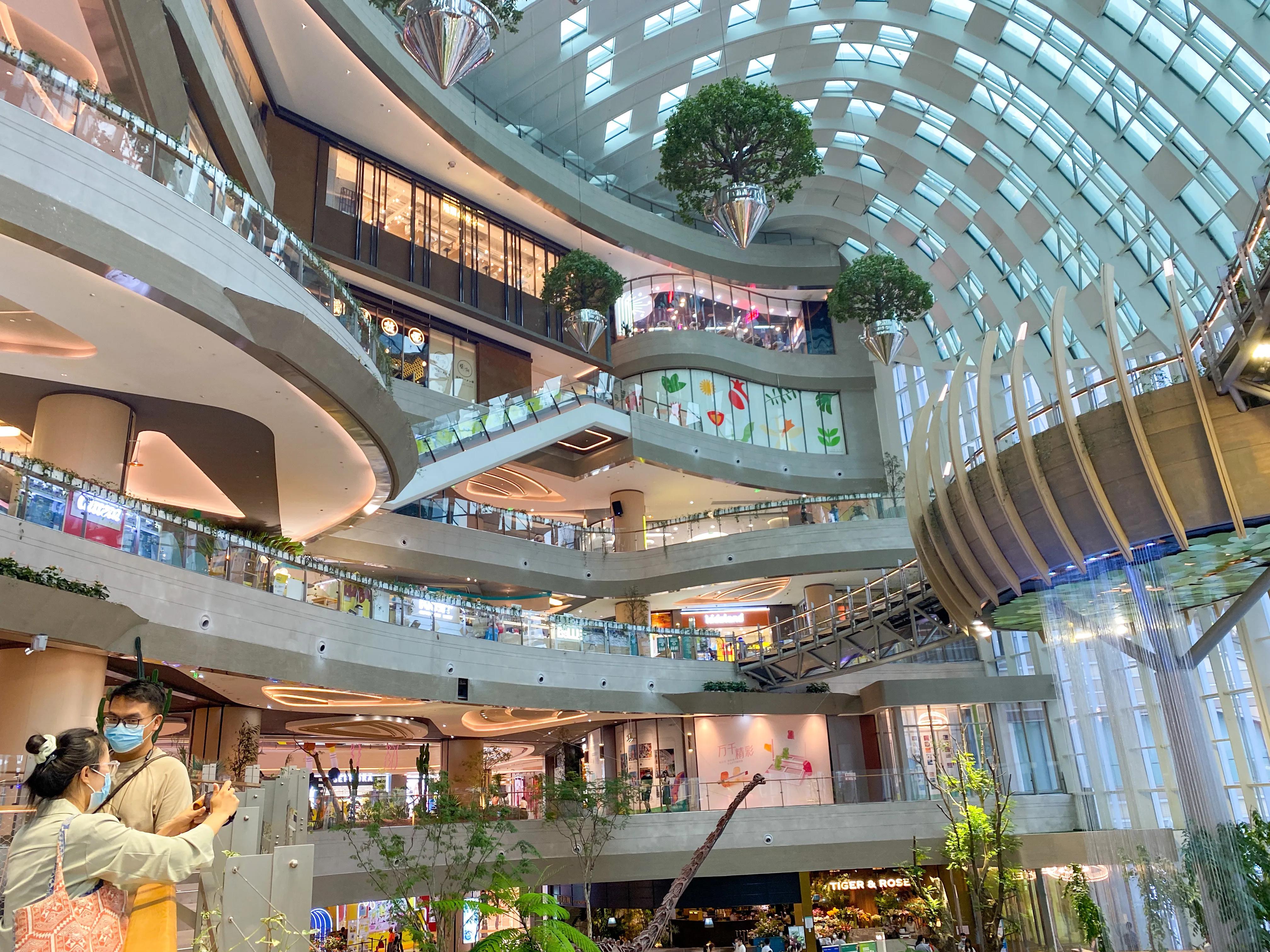 Suspended trees, indoor waterfalls and sky gardens, Chongqing turns ...