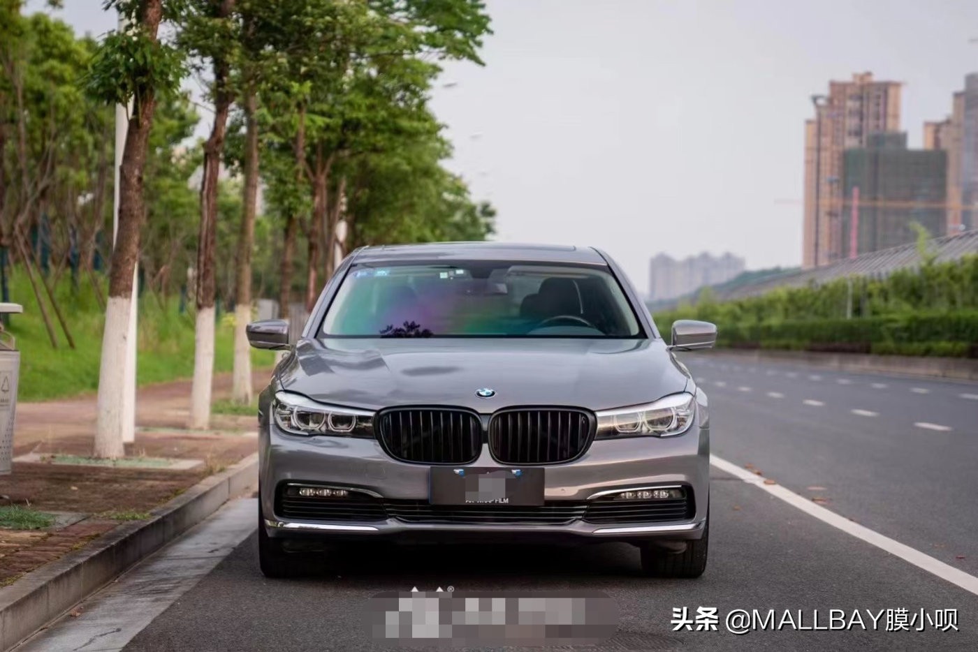 Film color change case: BMW 730 changed color to Bernina gray as if you ...