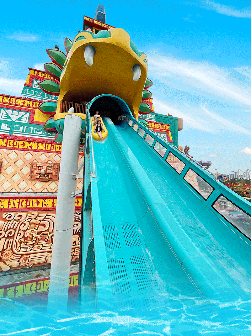 The largest wave pool in the northwest, the Ssangyong water roller ...