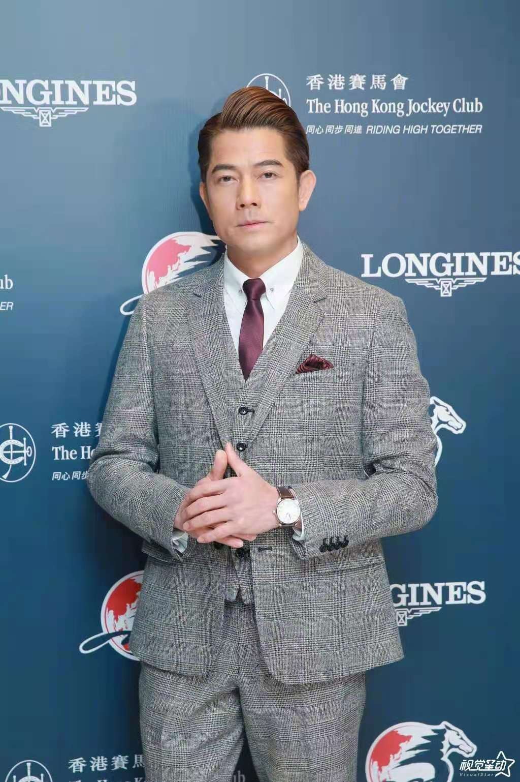 A 55-year-old Aaron Kwok is better than his wife in maintenance!Two-year-old Liu Qingyun has a ...