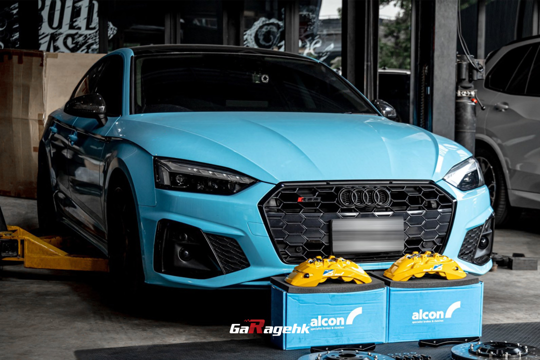 Beauty, charm, attraction!Audi A5 modified Alcon RC6 brake kit - iMedia