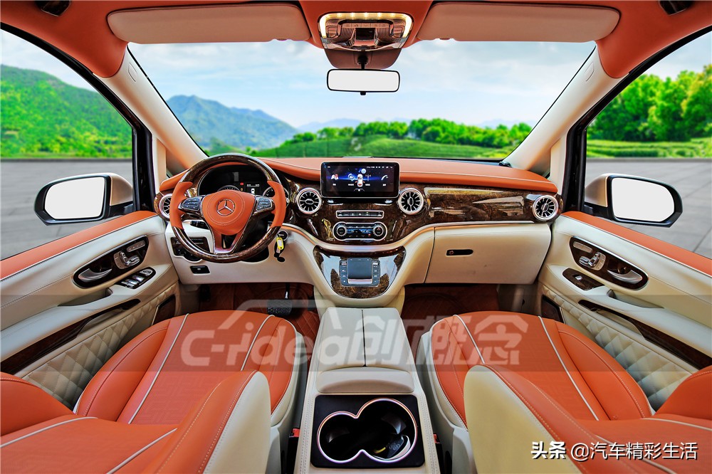 Mercedes-Benz Maybach Vito interior modification, let you experience ...