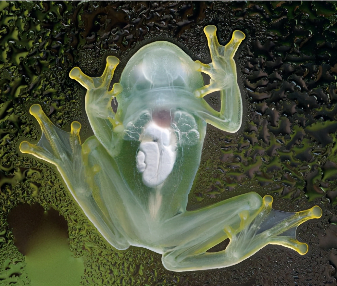 A documentary that exploded because of its beauty: a glass frog with a ...