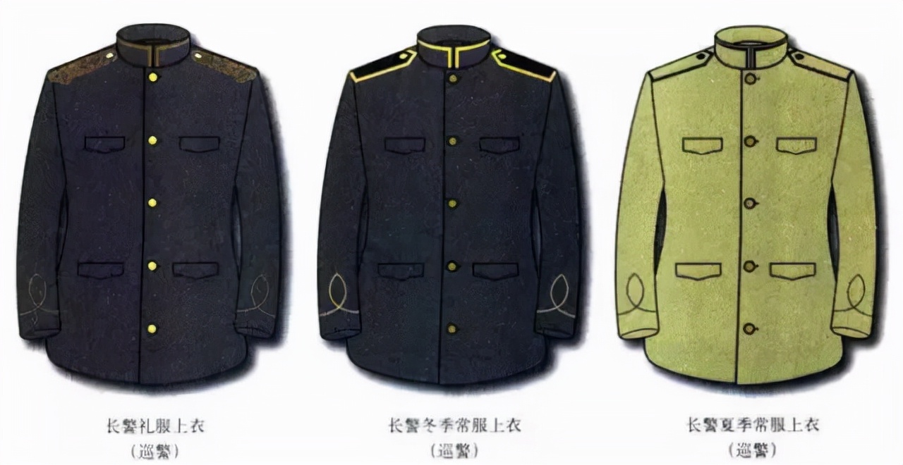 The century-old historical changes of Chinese police uniforms (multiple ...