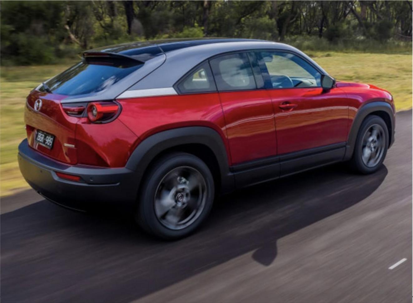 Mazda MX-30 adopts a plug-in hybrid system with a fast back shape and ...