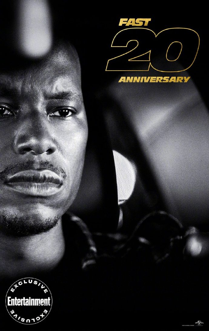 Universal releases the 20th anniversary poster of "Fast and Furious ...