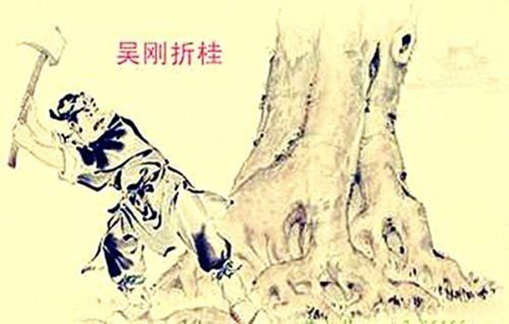 What is the origin of Wu Gang who cut the laurel tree?Why keep cutting ...