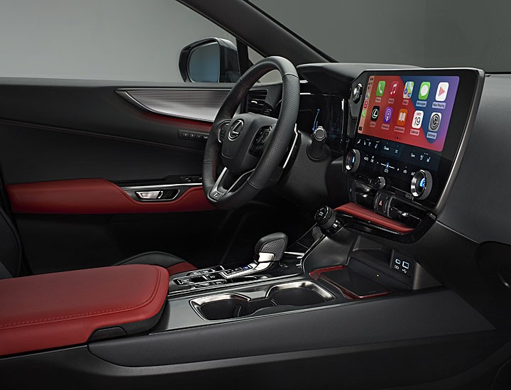 With a 14-inch touch screen, Lexus uses the new generation of NX to ...