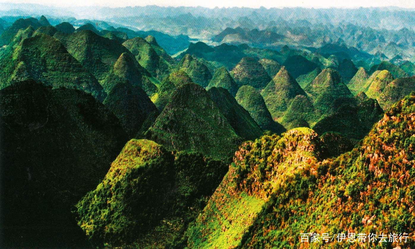Walk into the one hundred thousand mountains in Guangxi and explore the ...