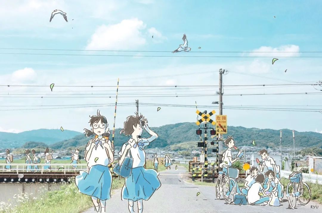 Japanese illustrator Yojiro Arai's fresh and youthful illustrations (wallpaper) - iMedia