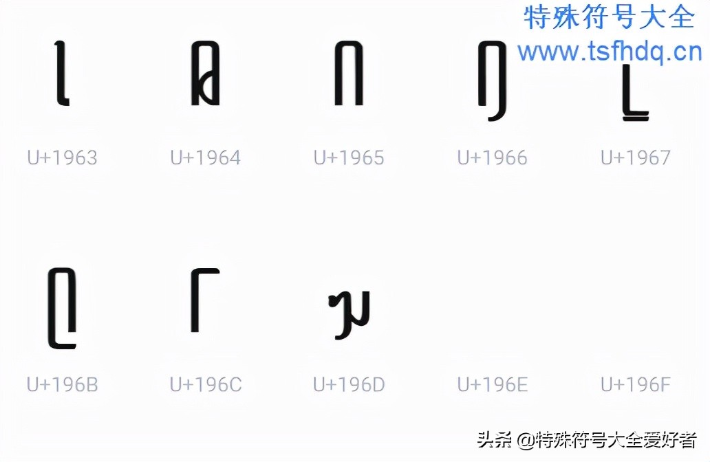 ᥫᩣ Similar symbols - iMedia