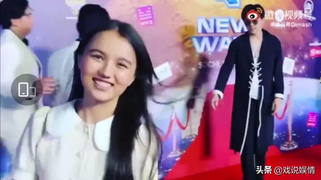 There is a kind of happiness called Dimash's sister!Good looks and good ...