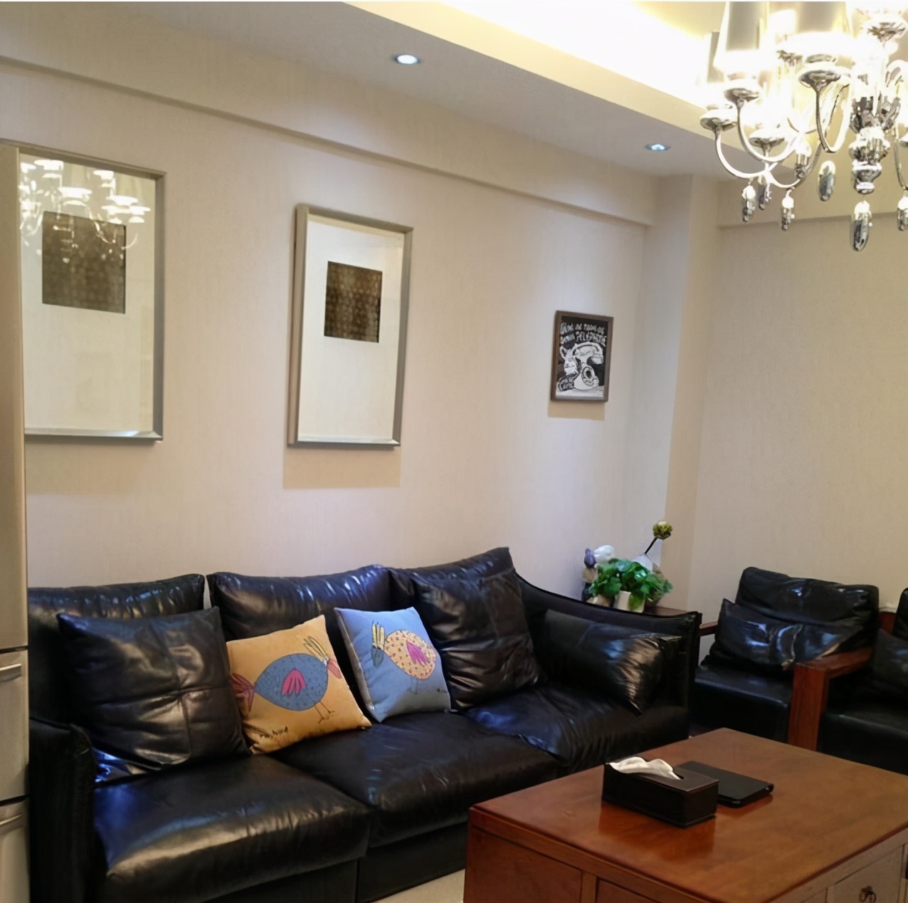 A new house of 88 square meters for a family of three, the decoration ...