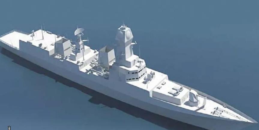 The P15B destroyer was officially delivered, with a full load ...