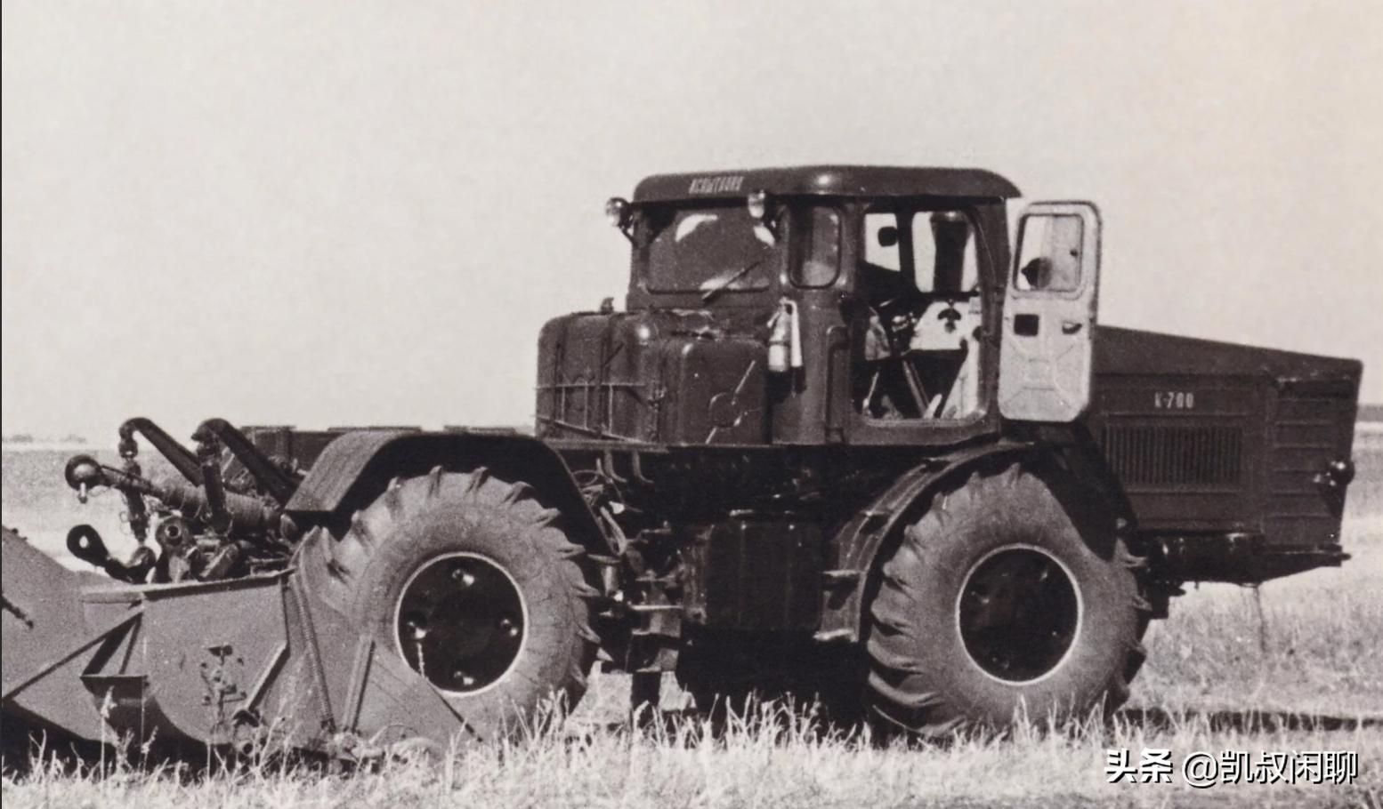 The strongest tractor in the Soviet Union: Kirovets-K-700, originally ...