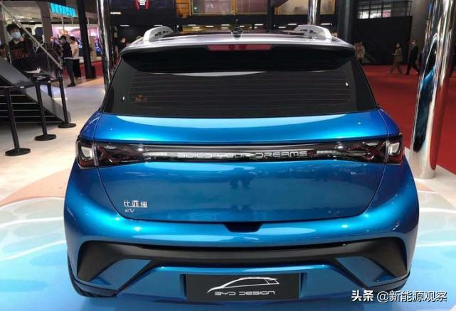 BYD EA1 ushered in its first show, using blade batteries, the body ...