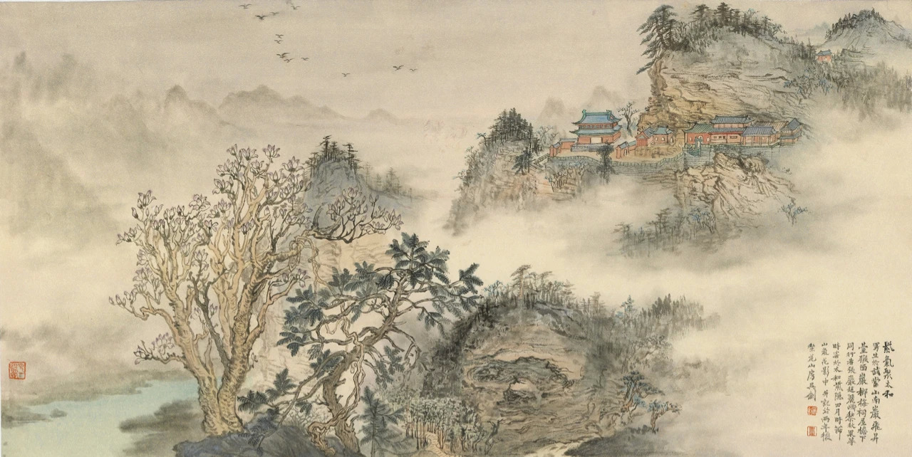 Grand Tour Outside the Clouds-Wu Zhao's Painting of Wudang - iMedia