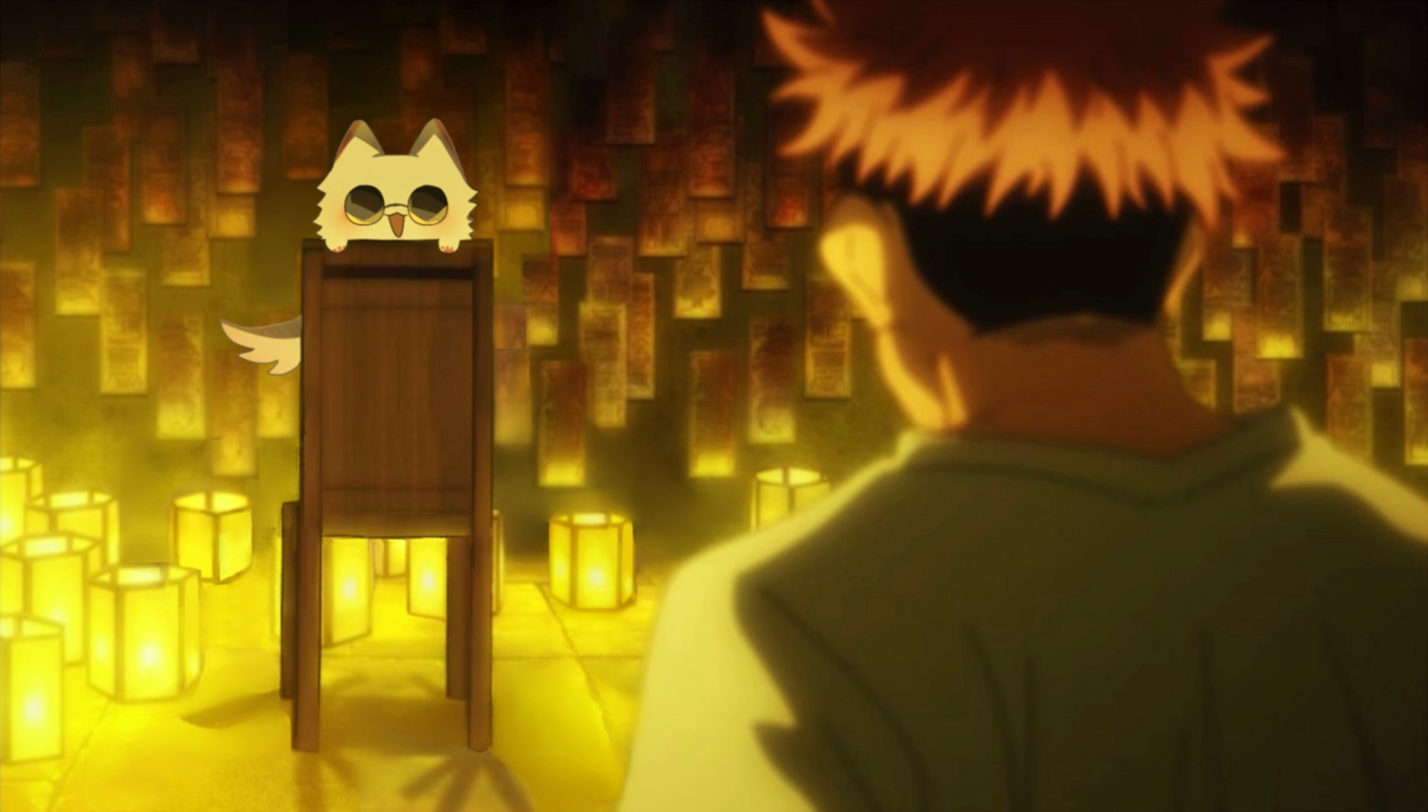 There is no sense of disobedience to draw Gojo Satoru as a cat?Painter ...