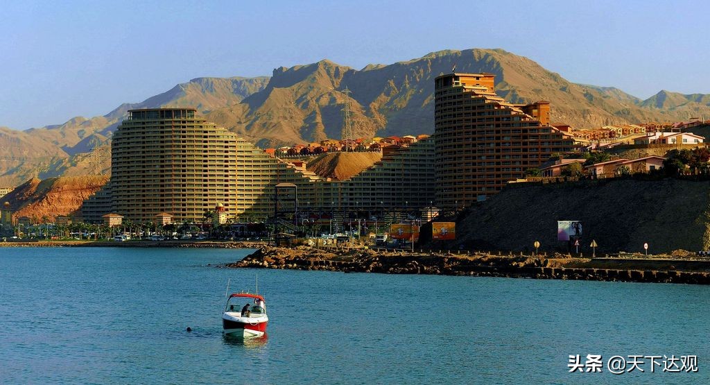 The strait connecting the Red Sea and the Gulf of Aden, between Yemen ...
