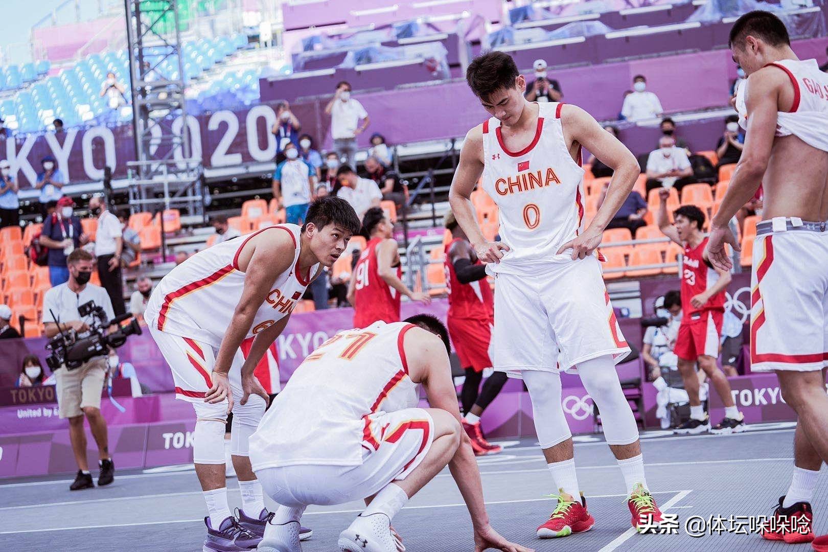 The Chinese men's team in the three-person basketball game is out of ...