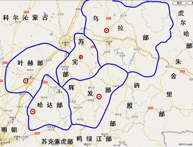Distribution of Jurchen Tribes in the Early Qing Dynasty - iMedia