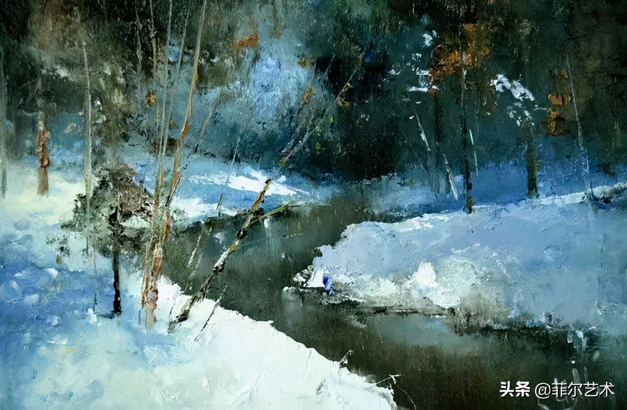 Appreciation of landscape paintings by Russian painter Medvedev Igor ...