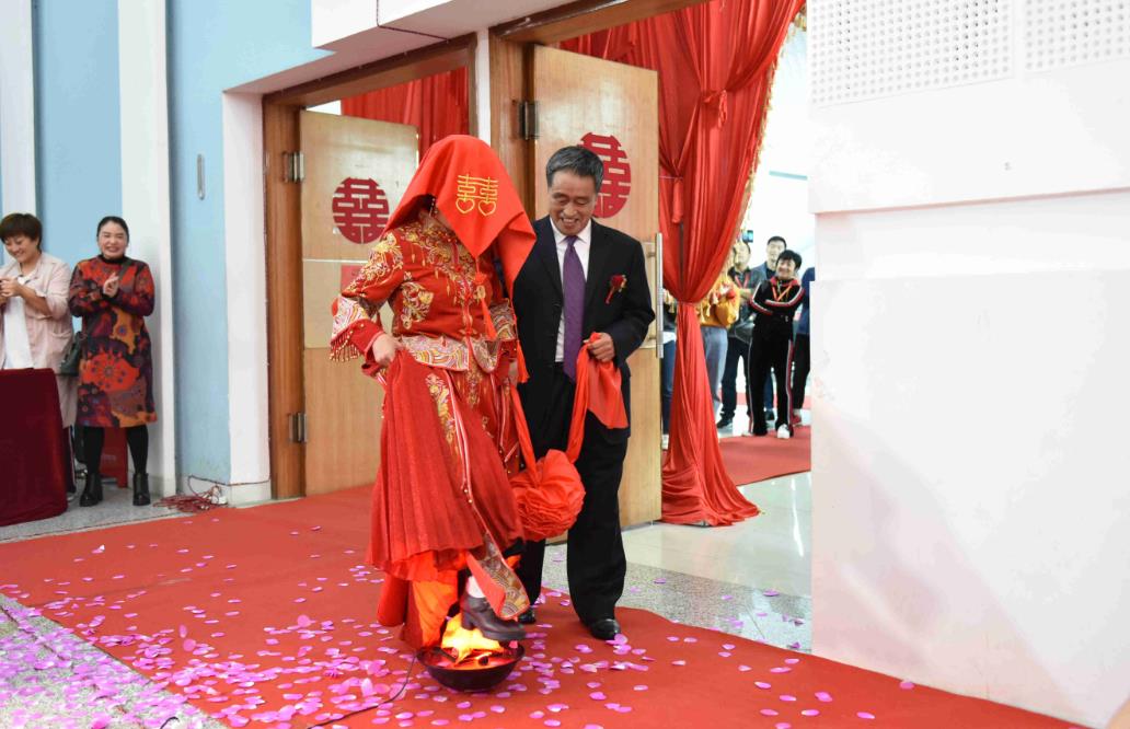 Why does the bride cross the brazier when going to the door?Why use a ...