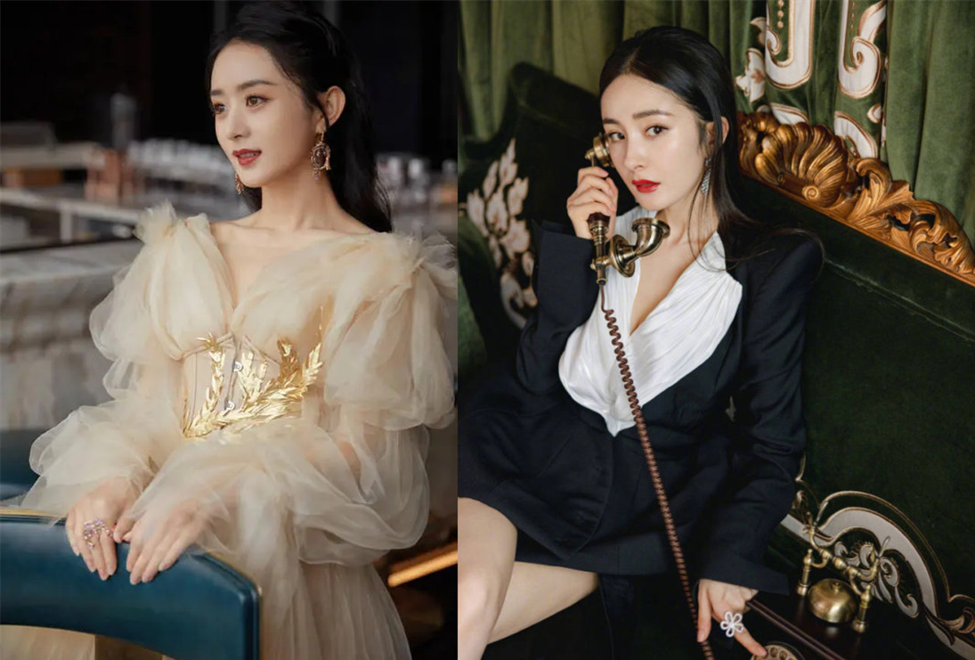 Zhao Liying keeps going high, Yang Mi won the world's first wear of the ...