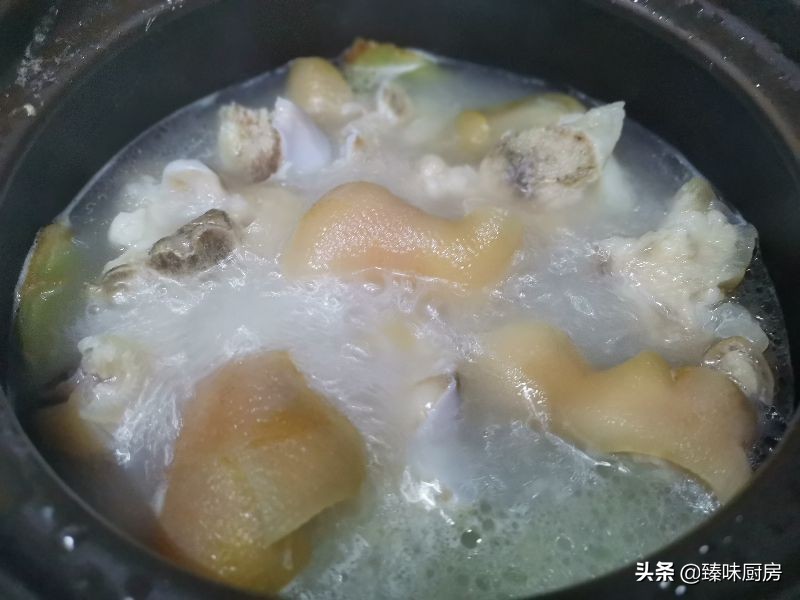 One dish with two foods, Shajiang pork knuckles, low-fat, gluttonous ...