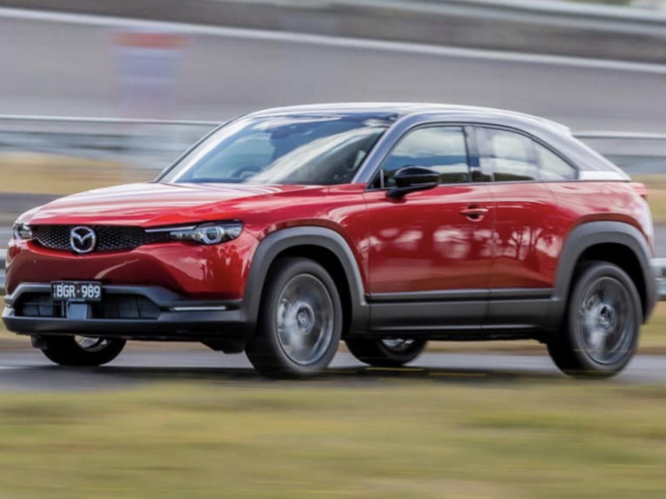 Mazda MX-30 adopts a plug-in hybrid system with a fast back shape and ...